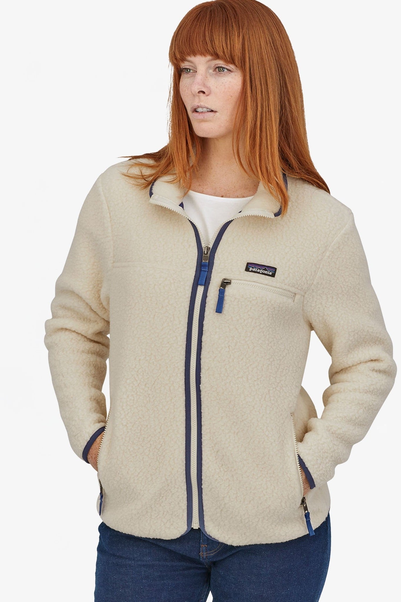 Patagonia Women's Retro Pile Jacket, Natural at BACKYARD